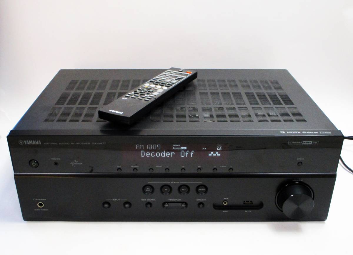 【全体的に状態が悪い】《ジャムルK》 hc0105-7 YAMAHA ヤマハ RX-V477 ネットワーク オーディオ ハイレゾ対応 AV ...