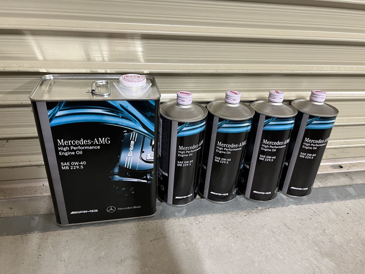 【未使用】Melcedes-AMG high performance engine oil SAE0w-40 MB229.5 メルセデスベンツ ...