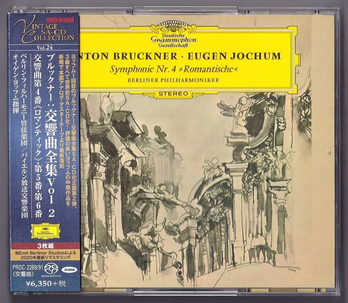 【目立った傷や汚れなし】Tower PROC-2289/91 オイゲン・ヨッフム、ベルリンフィル、 バイエルン放送響、ブルックナー: 交響曲全集Vol.2 4-6番 3枚組SACDの落札情報 ...