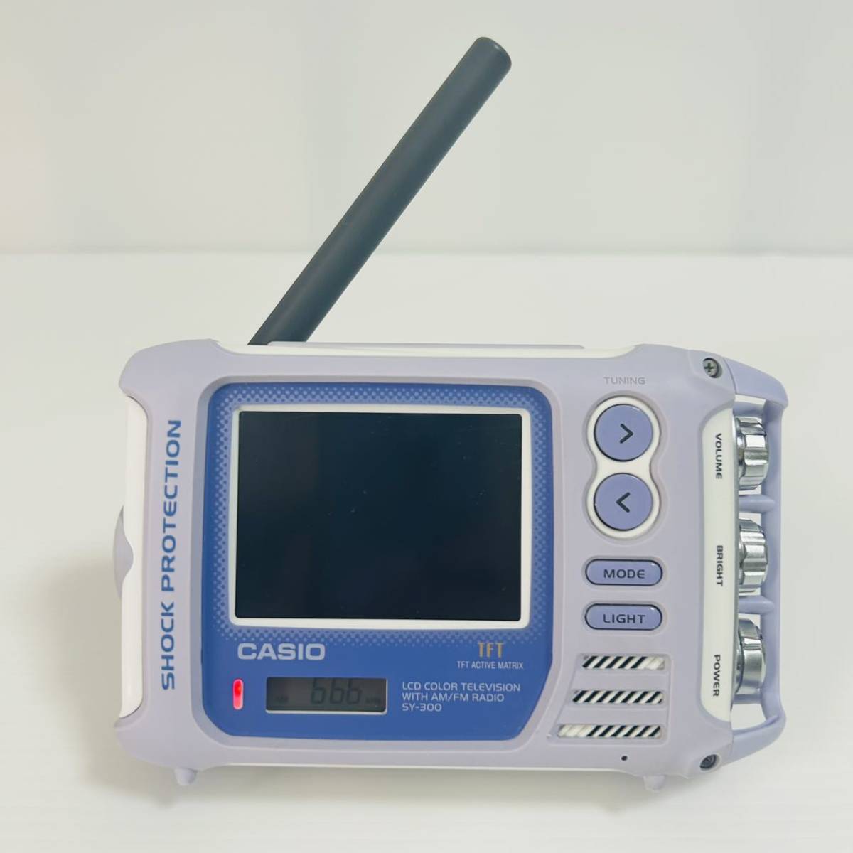 【やや傷や汚れあり】CASIO ポータブルテレビ SY-300WE ラジオ内蔵 防水・耐衝撃 液晶テレビ 3V型 箱付き 防水テレビの落札情報 ...