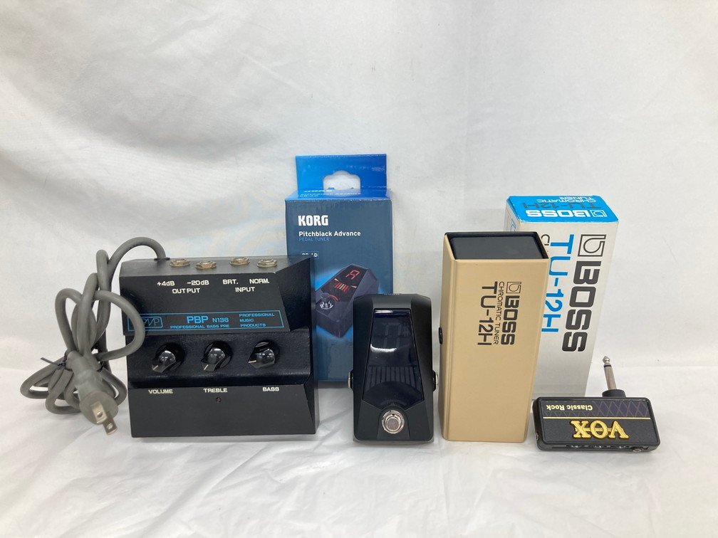 【傷や汚れあり】KORG チューナー PB-AD / BOSS チューナー TU-12H / PBP アンプ N136 / VOX アンプ AMPLUG おまとめセット【CBAF1057】の ...