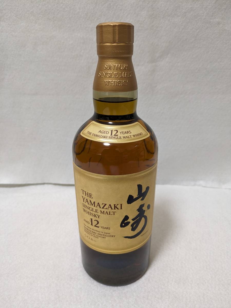 【未使用】2012年頃購入 SUNTORY(サントリー) 山崎12年 シングルモルトウイスキー 700ml 43%の落札情報詳細 - Yahoo!オークション落札価格検索 オークフリー