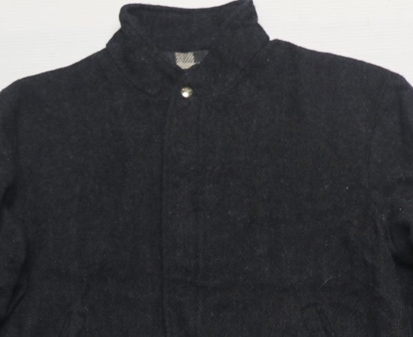 【目立った傷や汚れなし】WJ62ウールリッチWOOLRICHアメリカ古着アメリカ製ウールジャケット80’Sビンテージ黒系ドリズラージャケット ...