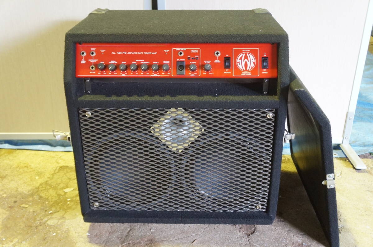 【傷や汚れあり】※直接引取限定 東大阪市※ ② SWR RED HEAD ALL TUBE PRE-AMP/240WATT POWER AMP ...