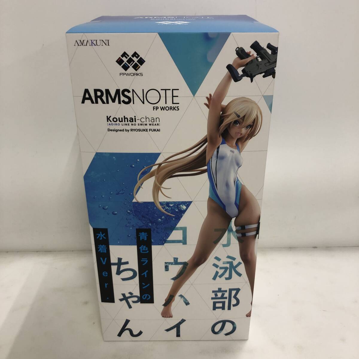 【目立った傷や汚れなし】AMAKUNI FP WORKS 「ARMS NOTE」 水泳部のコウハイちゃん 青色ラインの水着Ver. 彩色済み完成品 フィギュア 現状品【中古品】の落札情報詳細 ...