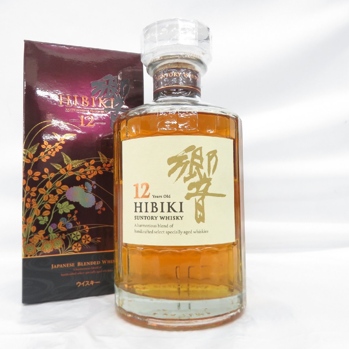 【未使用】【未開栓】SUNTORY サントリー 響 HIBIKI 12年 意匠カートン 四季花鳥図 ウイスキー 500ml 43% 箱付 11524448 0316の落札情報詳細 ...