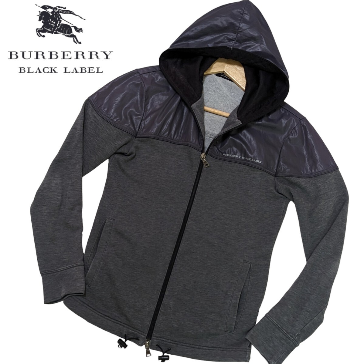 【目立った傷や汚れなし】【美品★】バーバリー ブラックレーベル ジップアップ ジャケット パーカー BURBERRY BLACK LABEL ジャケット アウター ブルゾン 春物の落札情報詳細 ...