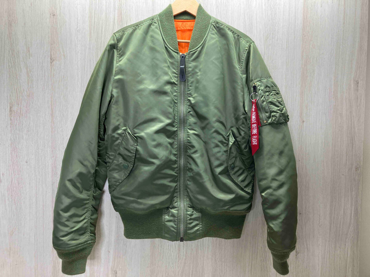 【やや傷や汚れあり】ALPHA/アルファ MA-1 フライトジャケット 20004-203/MIL-J-82790J ナイロン ミリタリー 襟・袖口・裾リブ Mの落札情報詳細 - Yahoo ...