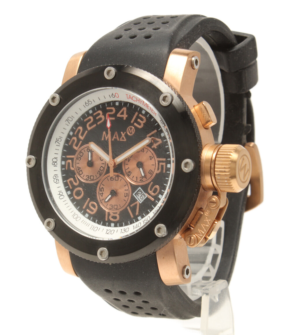 【傷や汚れあり】訳あり 腕時計 クオーツ ブラック メンズ MAX XL WATCHES [0702]の落札情報詳細 - Yahoo ...