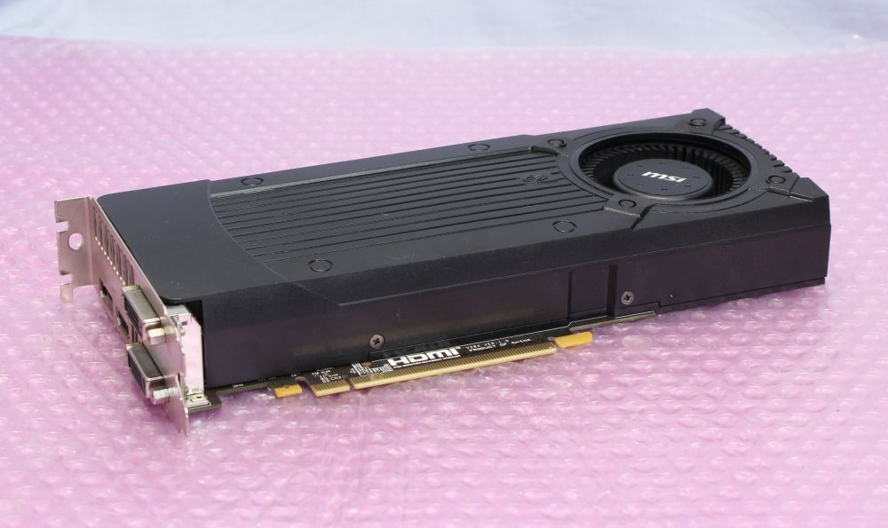 【目立った傷や汚れなし】MSI N760-2GD5 / GeForce GTX 760 2GB 256bit GDDR5 Dual-DVI ...