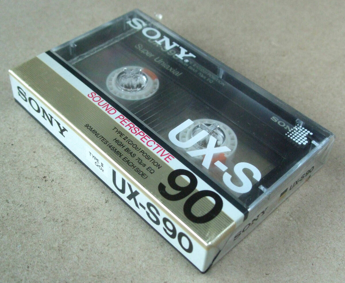 【未使用】送料無料 新品 未使用 SONY ソニー High Position UX-S 90 ハイポジション TYPEⅡ CrO2 カセットテープ 日本製 Made in Japan 即決 ...