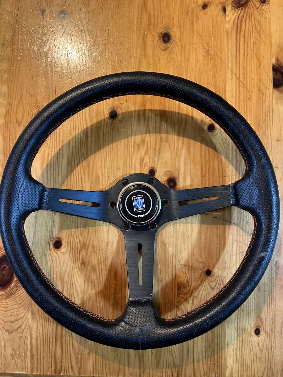 【やや傷や汚れあり】☆希少☆ ステアリング NARDY ナルディ ウッド / ハンドル / イタリア製 / 名古屋発 11-68の落札情報詳細 - ヤフオク落札価格検索 オークフリー