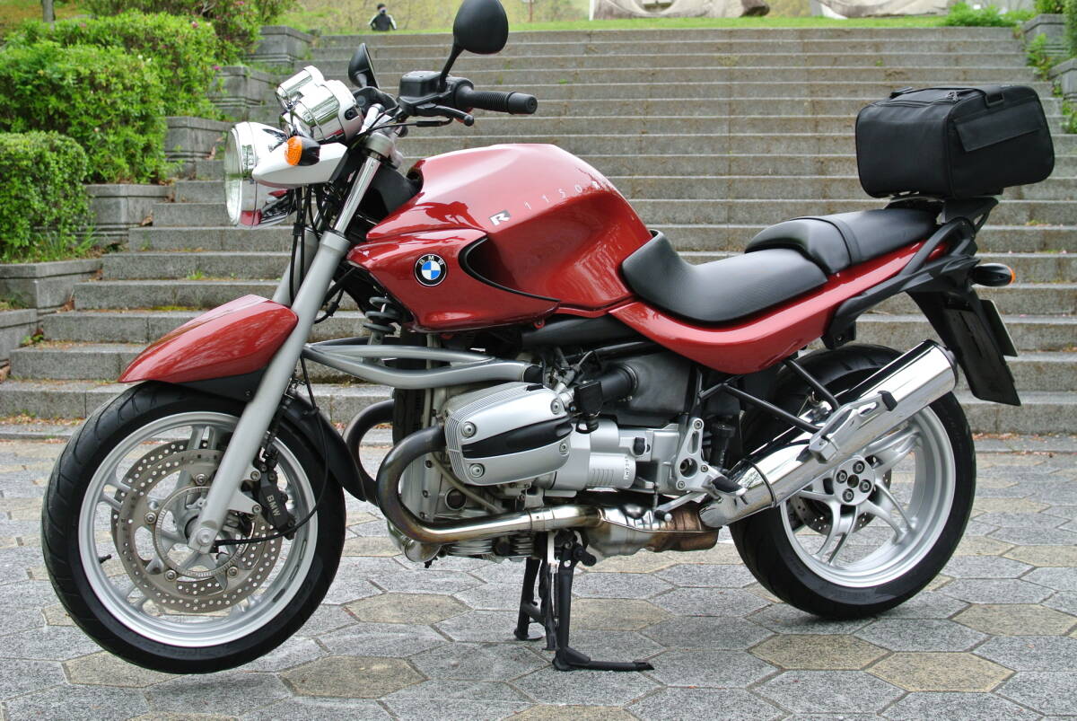 【目立った傷や汚れなし】BMW R1150R ロードスター ABS 車検令和6年6月まで 純正OPソフトトップケース 外装超綺麗 転倒痕なし ...
