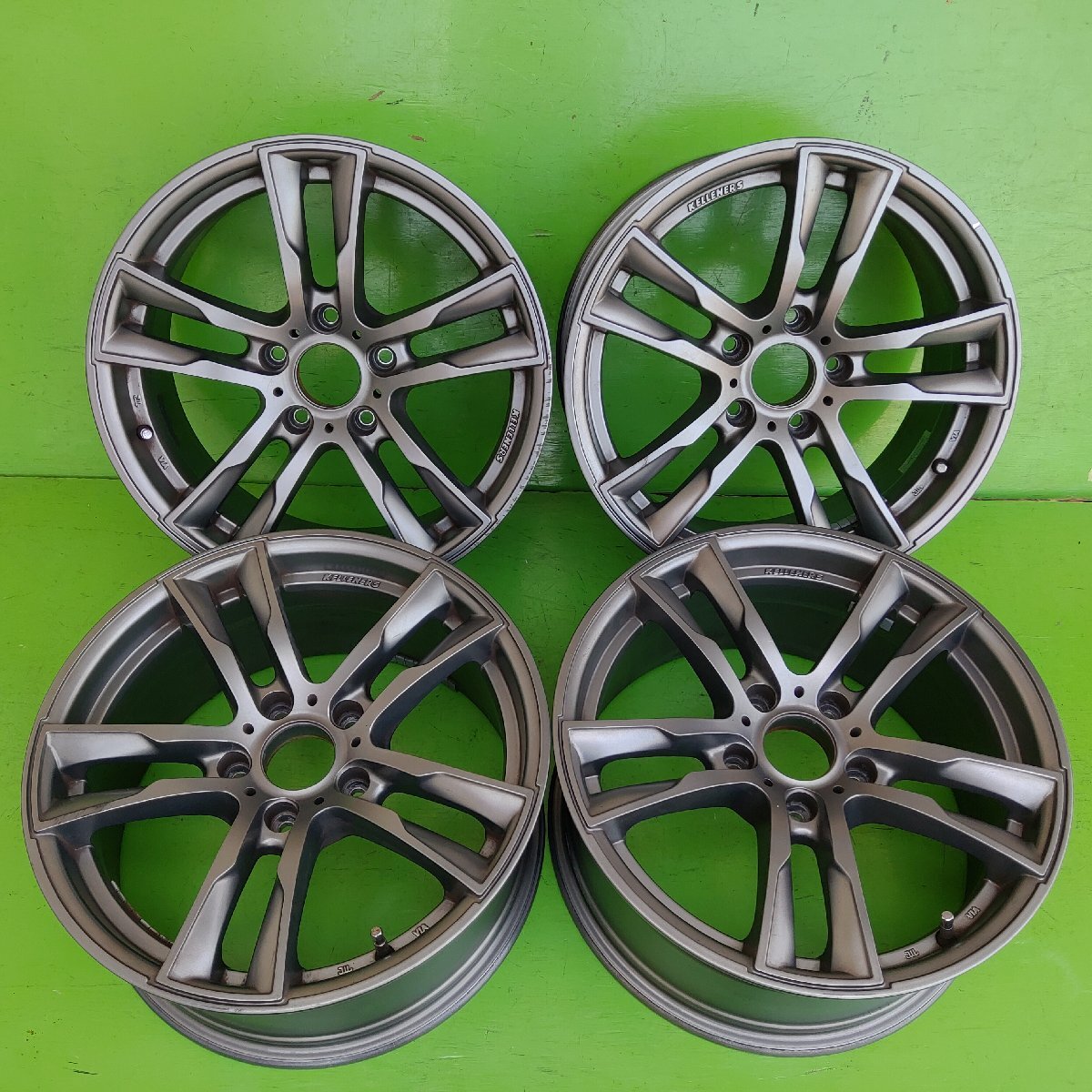 【傷や汚れあり】[16286] [ケレナーズスポーツ Kelleners Jr E5] 17x8J +34 PCD120 5穴の落札情報詳細 - ヤフオク落札価格検索 オークフリー