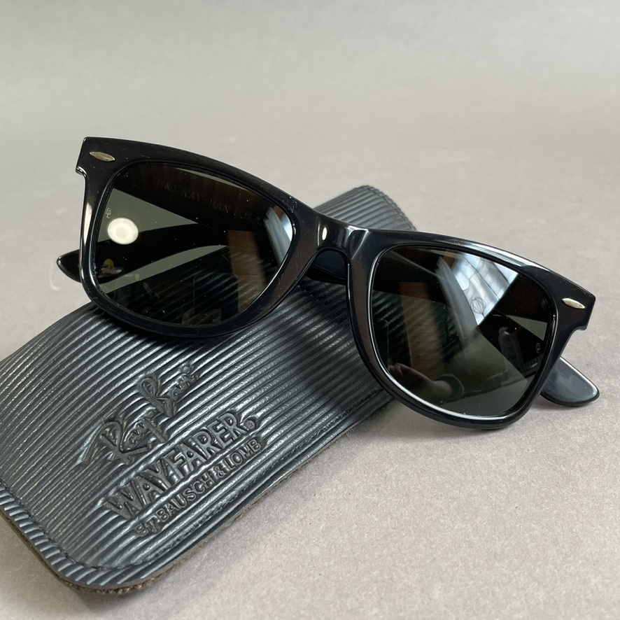 【やや傷や汚れあり】MS1092 B&L Ray-Ban ボシュロム レイバン WAYFARER ウェイファーラー サングラス W1208 ...