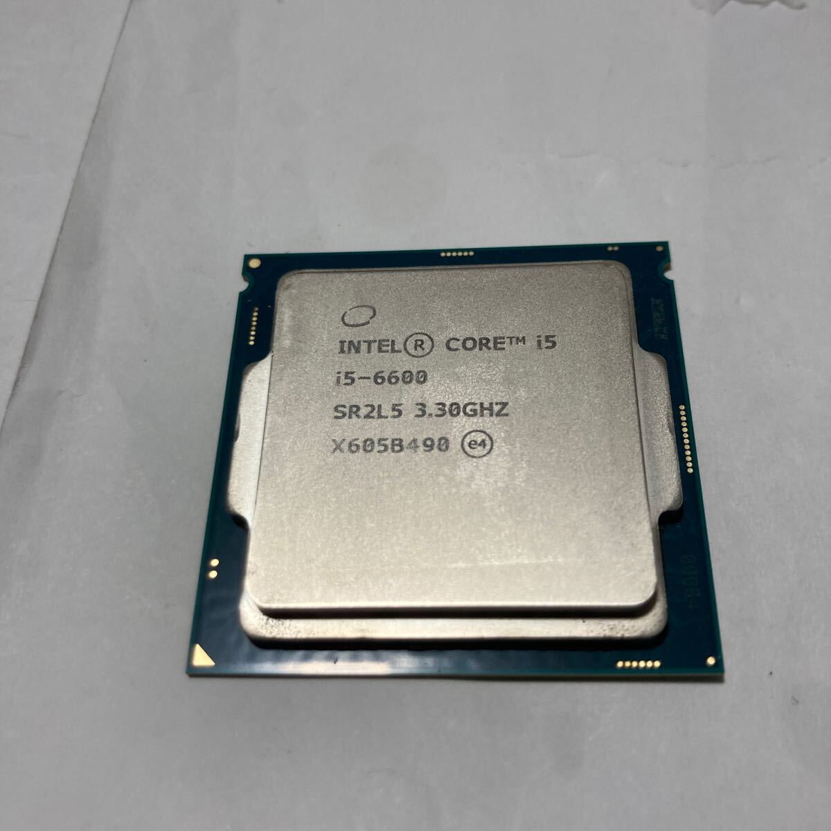 【やや傷や汚れあり】送料無料 Intel Core CPU i5-6600 SR2L5 3.30GHZ X605B490 インテル i5 6600 3.3GHzの落札情報詳細 - ヤフオク落札 ...