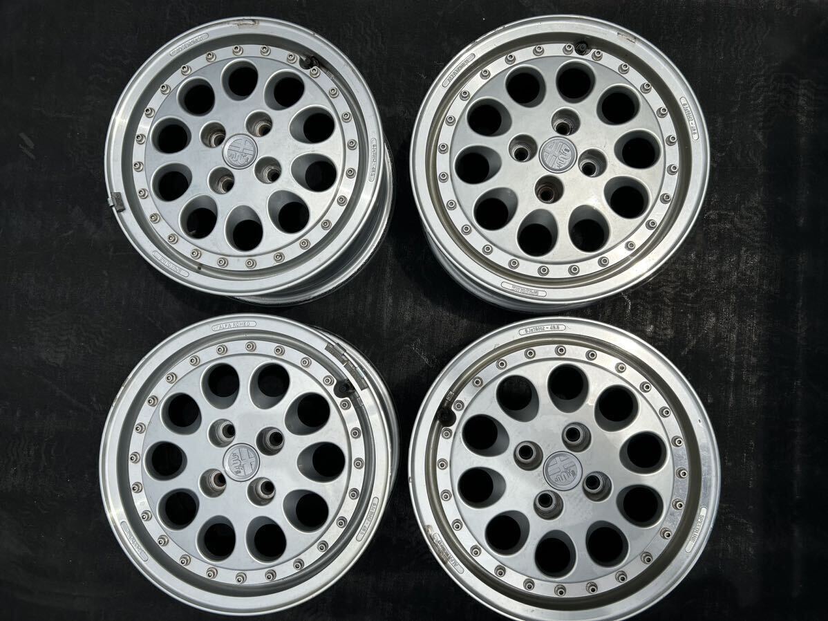 【目立った傷や汚れなし】アルファロメオ 155 Q4 純正ホイール Speedline PCD98 4H フィアット500等にもの落札情報詳細 ...