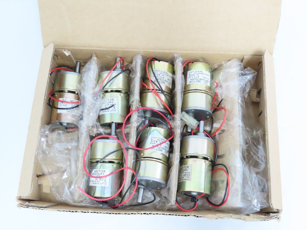 【傷や汚れあり】60☆日本サーボ DCモーター DME34B37G18A 277R.P.M 7個セット☆0426-543の落札情報詳細 ...
