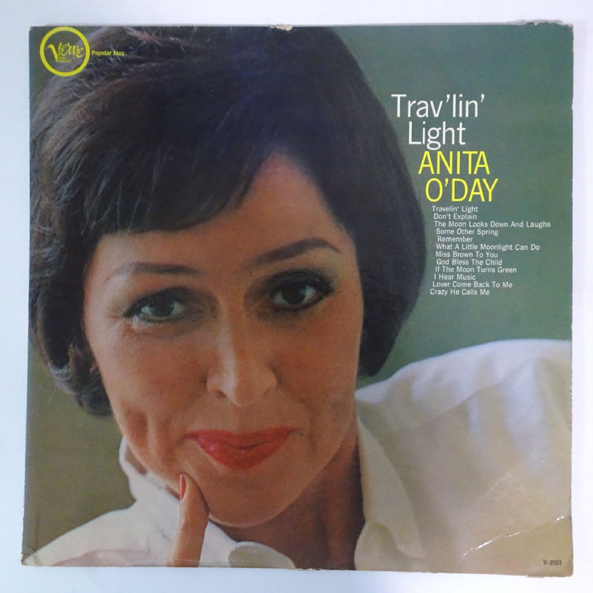 【やや傷や汚れあり】10026728;【US盤/黒T字/MONO/深溝/コーティングジャケ/VERVE】Anita O'Day / Trav ...