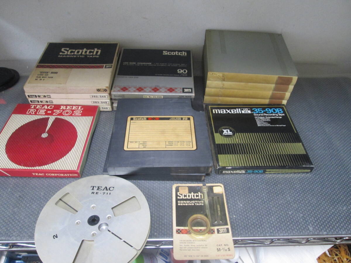 【傷や汚れあり】maxell BASF Scotch オープンリールテープ 7号 14本 /TEAC RE-711 RE-702 現状の落札情報詳細 - ヤフオク落札価格検索 オークフリー
