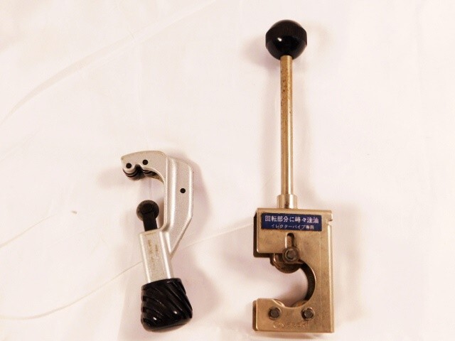 【やや傷や汚れあり】Y720★手動切断工具/Yazaki/EK-I/ハンドカッター/SK11 PC-32/パイプカッター/2点セット/未確認 ...