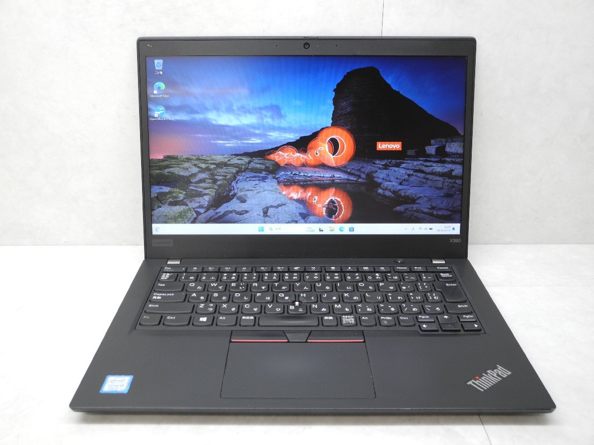 【目立った傷や汚れなし】☆1円☆第8世代☆Lenovo☆Thinkpad☆X390 20Q1-SB1E00☆Core i3 2.10GHz ...