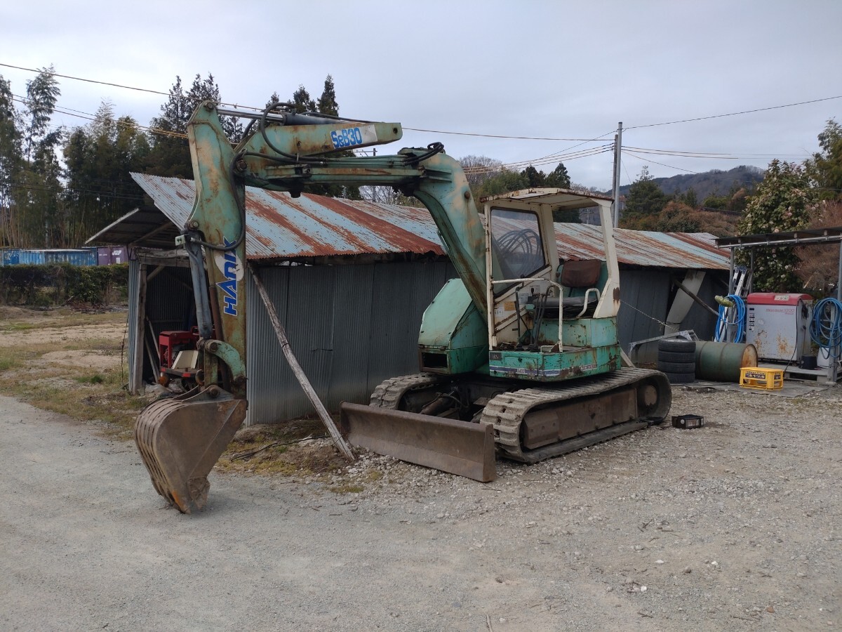 【傷や汚れあり】宮城発！ バックホー！ ユンボ！ ハニックスS&B30S！ 実働です！ 配送も可能です！の落札情報詳細 - ヤフオク落札価格 ...