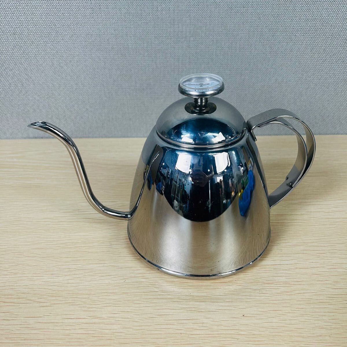 【目立った傷や汚れなし】 Cafe De Tiamo 細口コーヒーポット 900ml IH対応 温度計付の落札情報詳細 - ヤフオク落札価格 ...