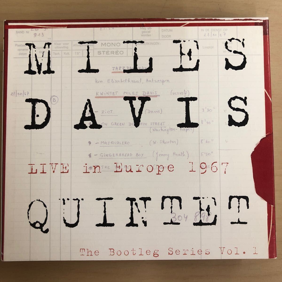 【目立った傷や汚れなし】★美品 3CD+DVD★ Miles Davis Quintet Live In Europe 1967 The ...