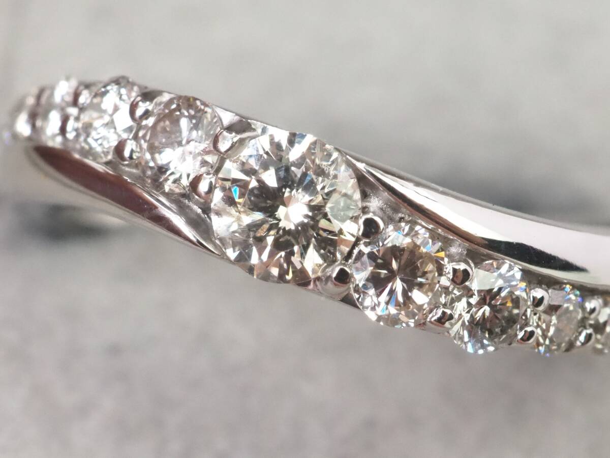 【目立った傷や汚れなし】【4146T】Pt900プラチナ 天然ダイヤモンド 0.50ct/3.1g リング 指輪 ♯9の落札情報詳細 - ヤフオク落札価格検索 オークフリー
