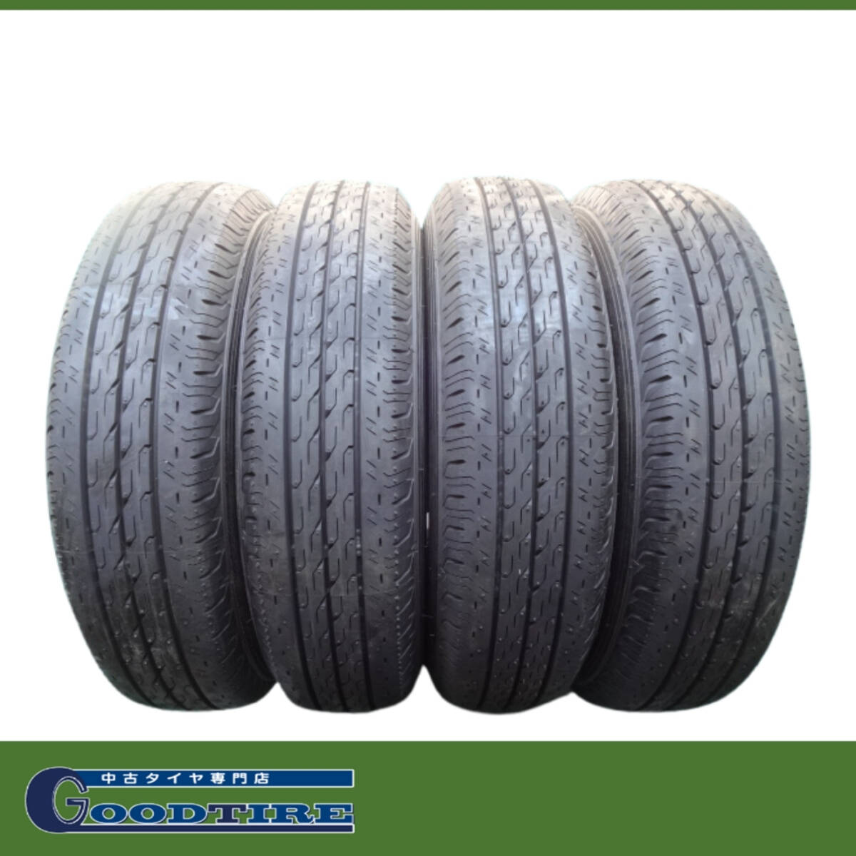 【未使用】未使用 2022年製 夏用4本 ブリヂストン ECOPIA R680 165/80R14 91/90NLT 165R14 6PR ...