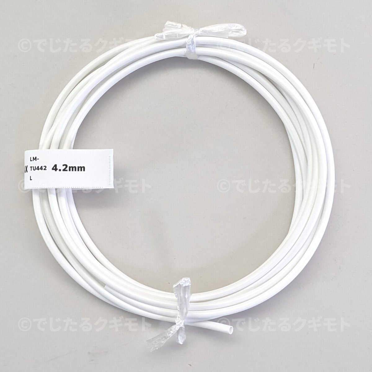 【未使用】【中古未使用】MAX 丸チューブ LM-TU442L 5m 内径φ4.2mm(3.5mm2用) レタツイン LETATWIN 純正 マークチューブ LM90082の落札情報詳細 ...