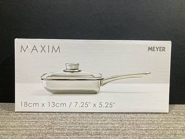 【未使用に近い】Y1976S MEYER マイヤー マキシム SS 蓋付 エッグパン 18cm×13cm ガス/IH対応 未使用の落札情報詳細 - ヤフオク落札価格検索 オークフリー