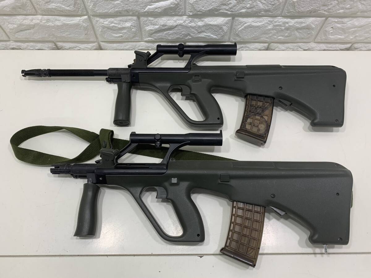【傷や汚れあり】462★1円～★MARUZEN STEYR マルゼン ステア AUG/SA エアガン ASGK サバゲー ミリタリー まとめて ...