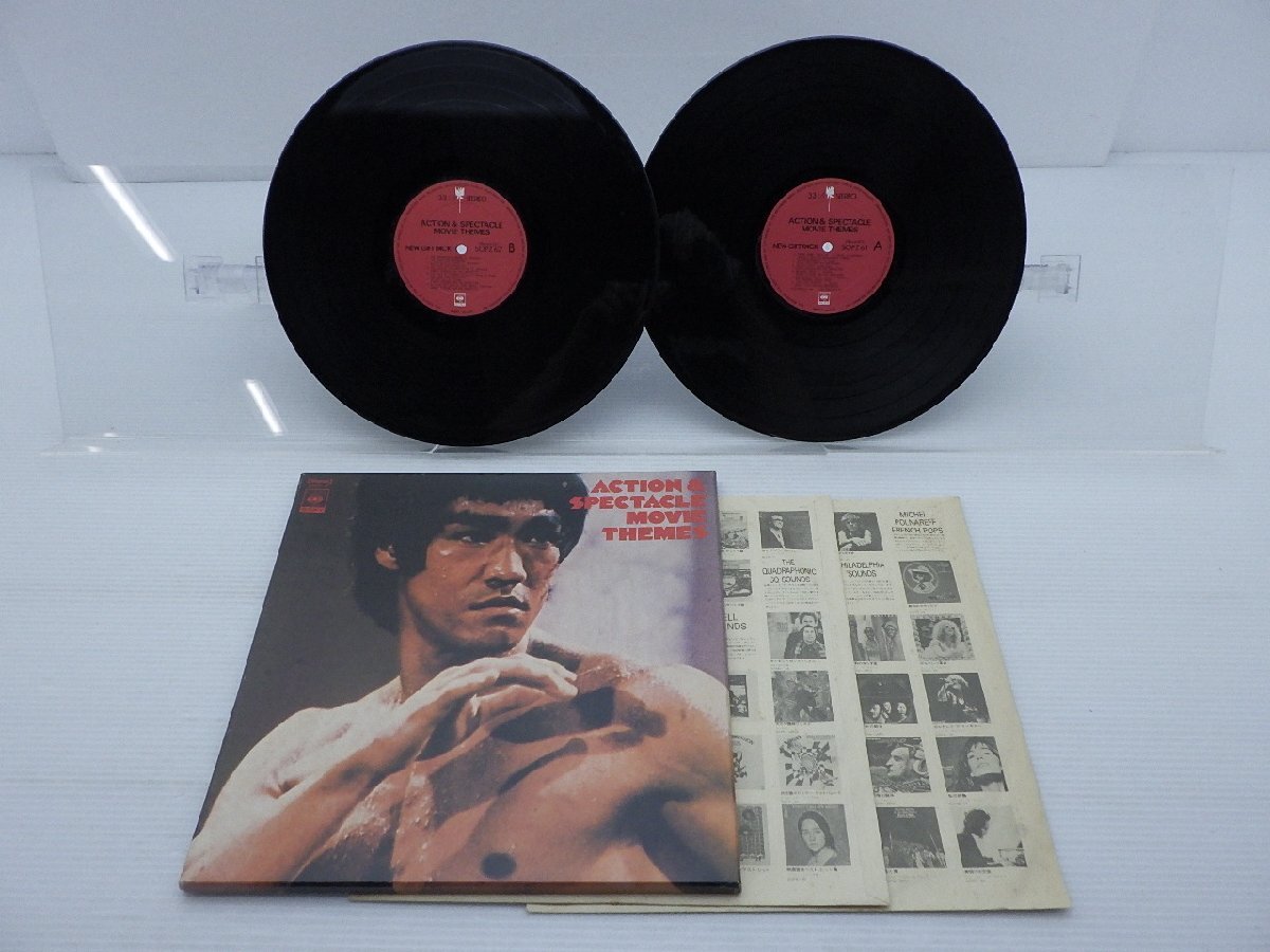 【やや傷や汚れあり】【lp2枚組】ost(燃えよドラゴン007など)「action And Spectacle Movie Themes」lpcbssonysopz 61~62テレビ