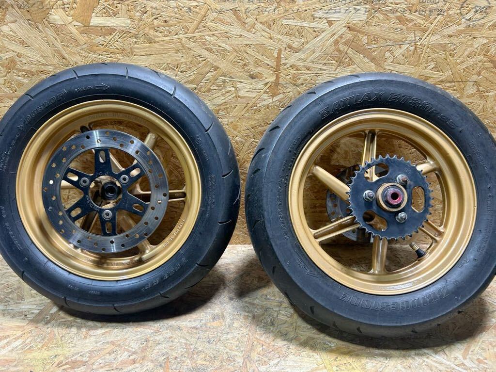 【傷や汚れあり】B7 nsr50 後期 ホイール 純正 フロント リア 前 後ろ ディスク スプロケット 検索 HRC nsrmini nsr80 ns-1 ns50r nsf100 ...