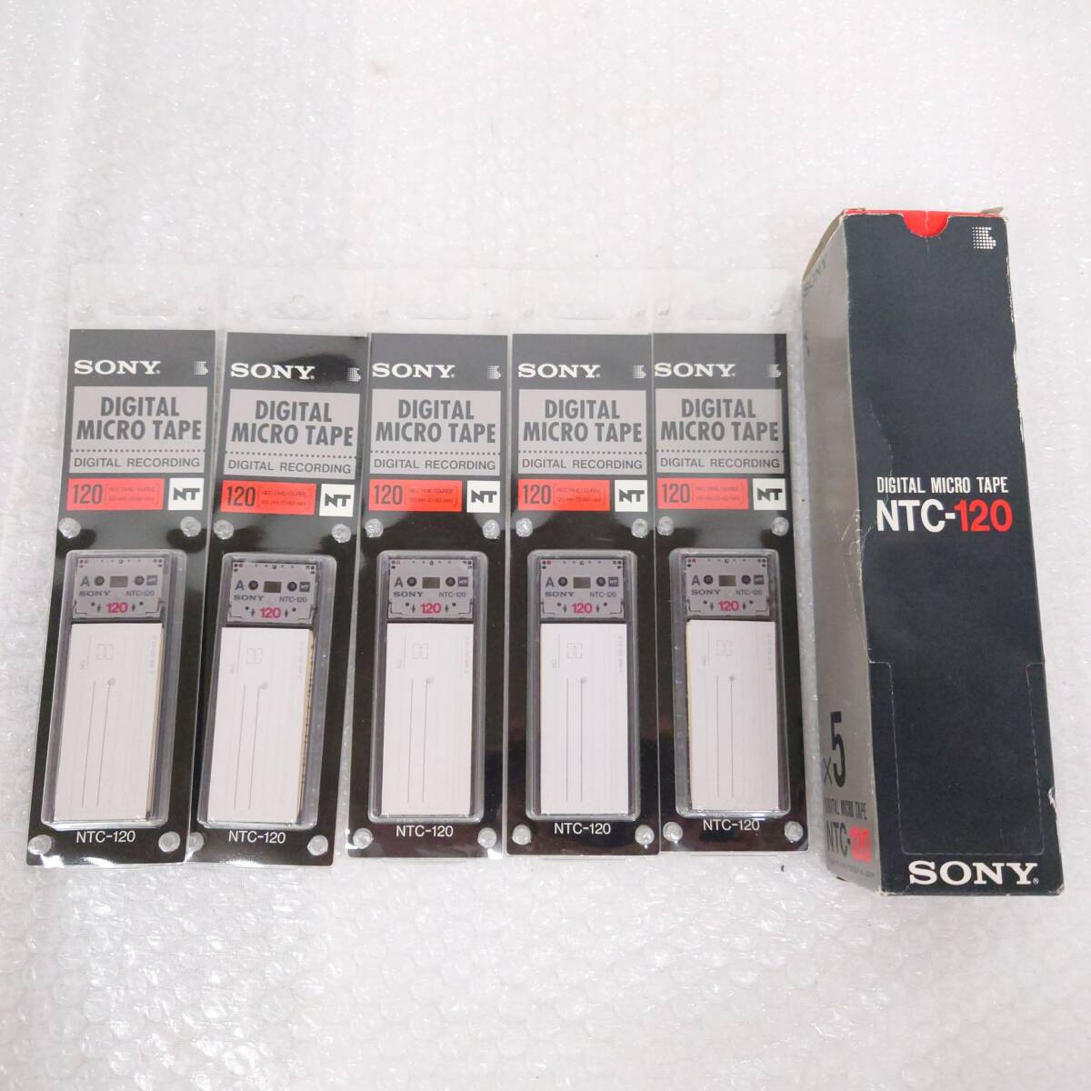 【全体的に状態が悪い】24名/A055696-10/C081-218/IK3000【名古屋】SONY ソニー NTC-120 DIGITAL MICRO TAPE 5点まとめの落札情報詳細 ...