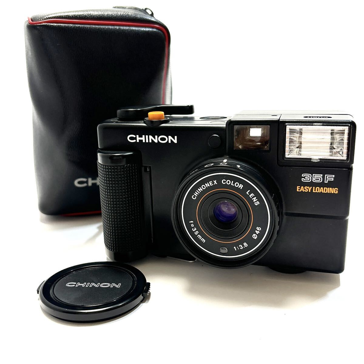 【中古】CHINON チノン 35FS EASY LOADING フィルムカメラ 35mm F2.8 青系×黒系 ジャンクの落札情報詳細 ...