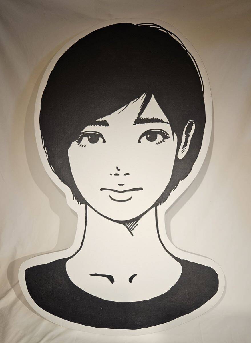 【未使用に近い】KYNE UntitledPainted in 2018 acrylic on shaped canvas 100 x 62 ...