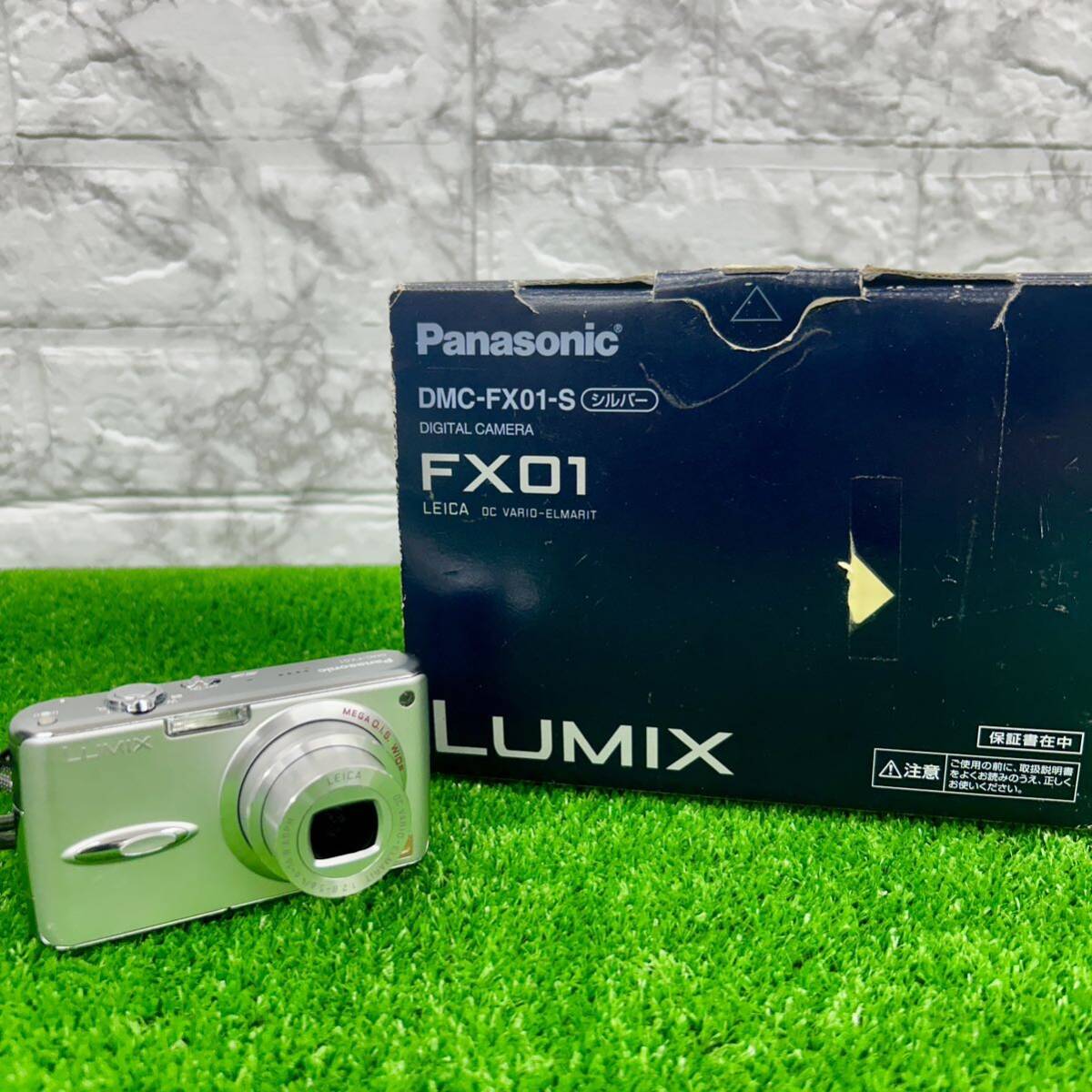 【やや傷や汚れあり】【1円〜】Panasonic パナソニック LUMIX ルミックス DMC-FX01- S LEICA シルバー ...