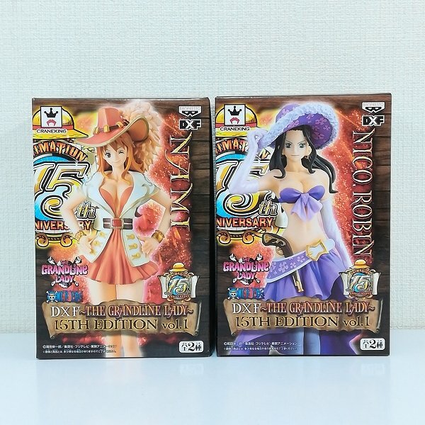 【未使用】mJ313a [未開封] ONE PIECE DXF THE GRANDLINE LADY 15TH EDITION vol.1 全2種 ナミ ロビン | ワンピースフィギュア Tの ...