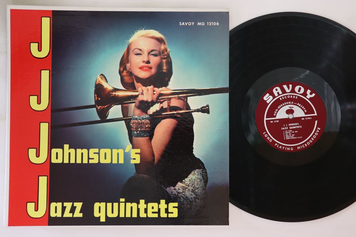 【やや傷や汚れあり】米LP JJ Johnson J.j.johnsons Jazz QUINTETS MG12106 SAVOY ...