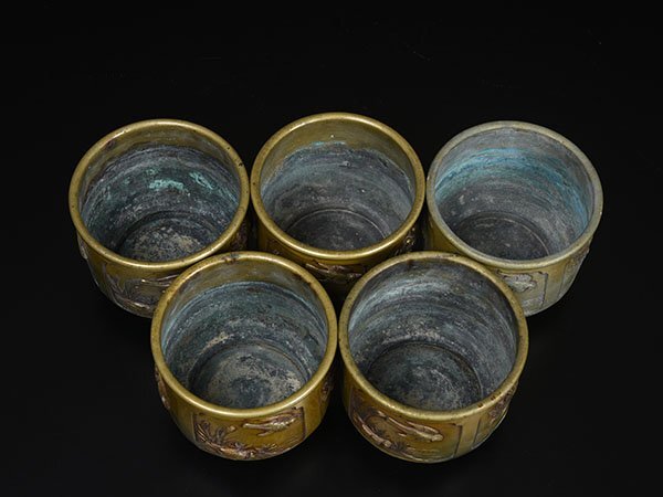 【やや傷や汚れあり】【加】435e 太明宣徳年製 銘 宣徳銅製 盛上双鳥図香炉 5点まとめて / 香炉の落札情報詳細 - Yahoo!オークション落札価格検索 オークフリー