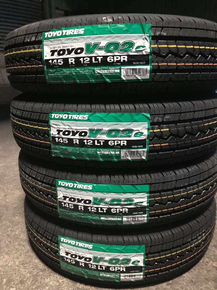 【未使用】【送料無料】トーヨータイヤ V-02e 145R12 6PR 145/80R12 80N の相互品 4本セットの落札情報詳細 - Yahoo!オークション落札価格検索 オークフリー