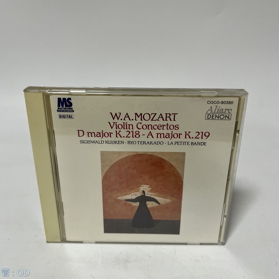 【目立った傷や汚れなし】CD W.A.MOZART Violin Concertos D major K.218 - A major K ...