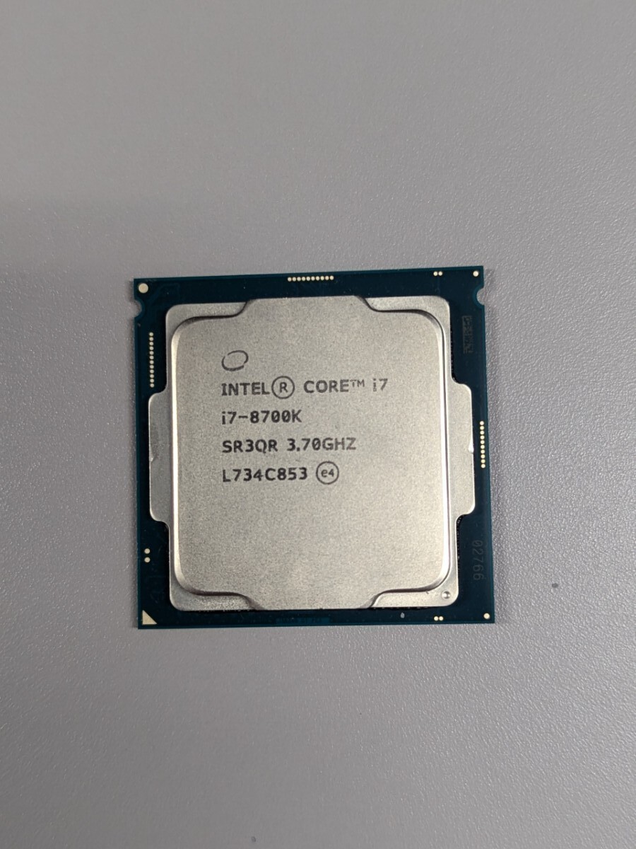 【目立った傷や汚れなし】インテル Intel i7-8700k CPUの落札情報詳細 - Yahoo!オークション落札価格検索 オークフリー