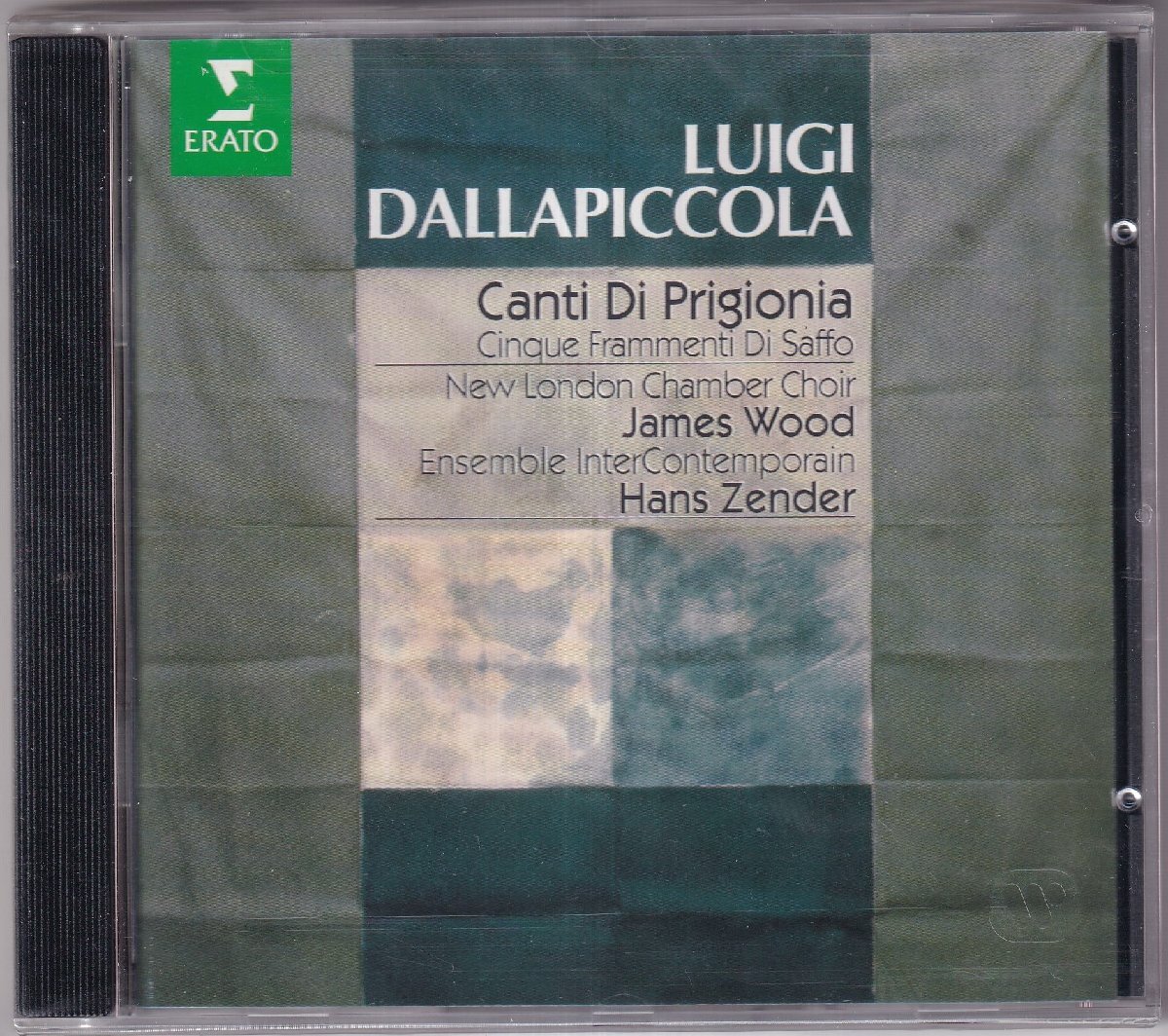 【未使用】ERATO ダッラピッコラ 囚われ人の歌、ギリシャ抒情詩、他 ツェンダー、ウッド、(指揮)の落札情報詳細 - Yahoo!オークション落札価格検索 オークフリー