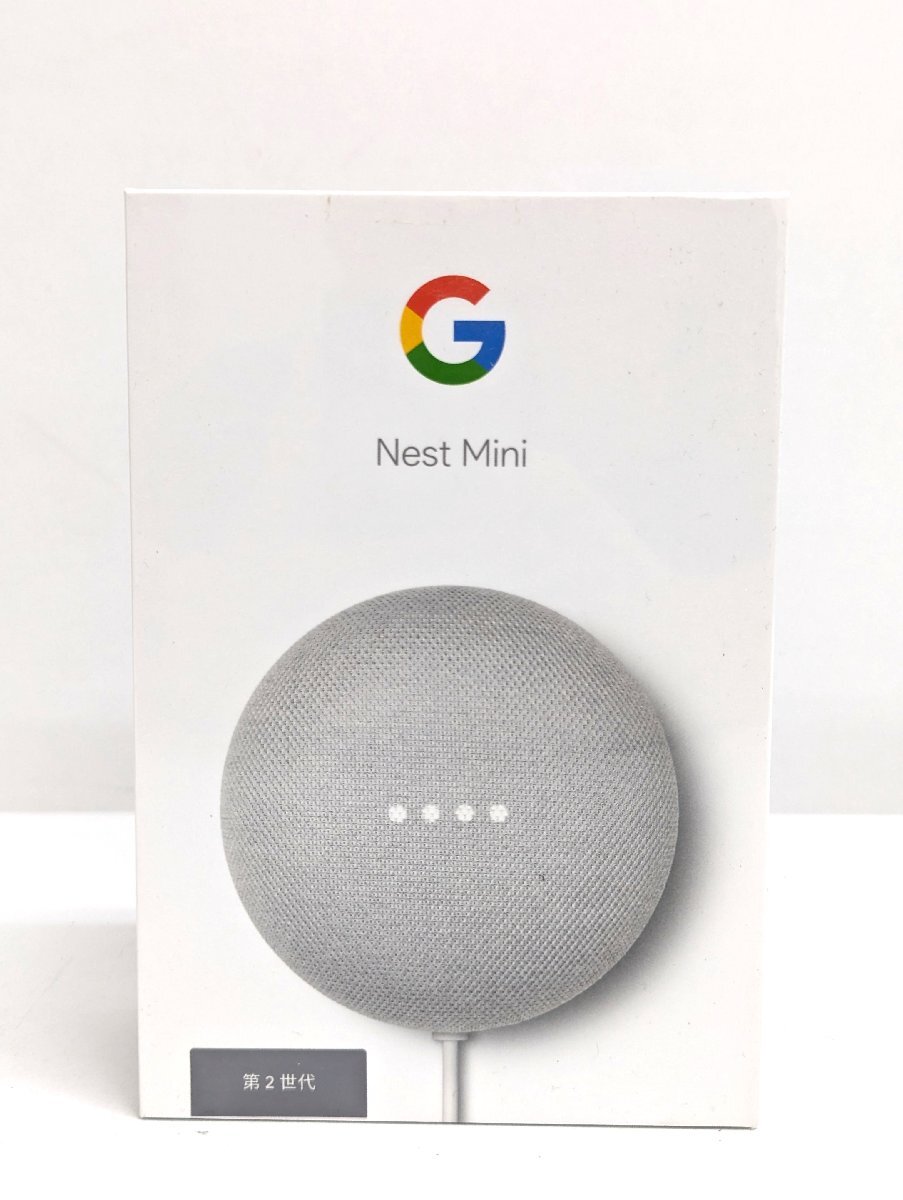 【未使用】未開封 Google グーグル Google Nest Mini スマートスピーカー GA00638-JP チョーク《A2599の ...