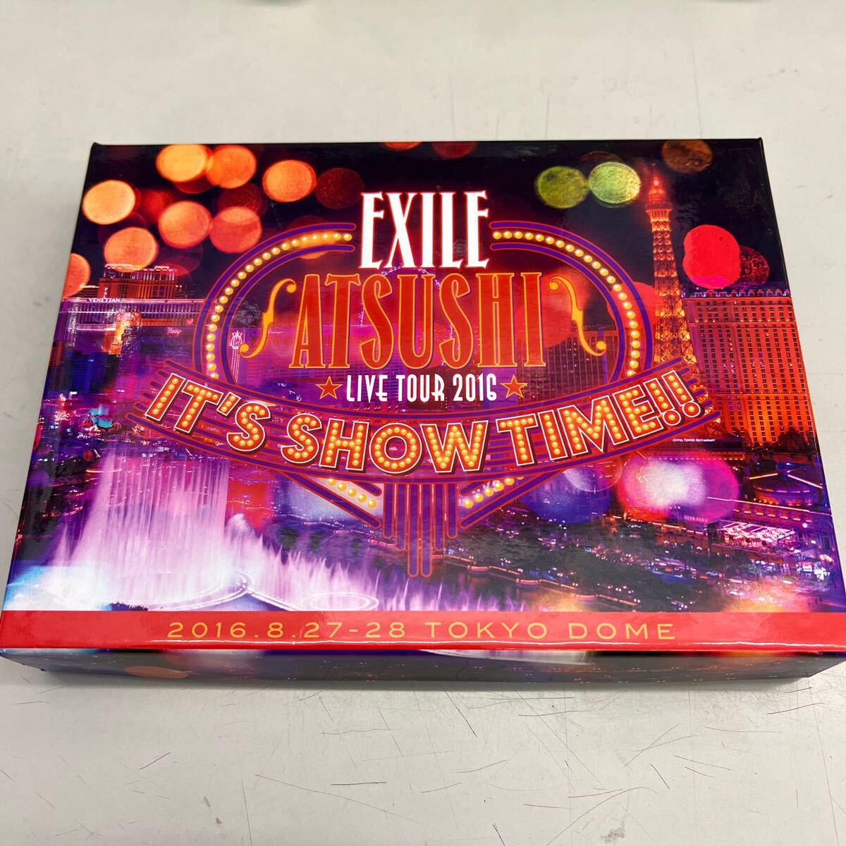 【目立った傷や汚れなし】DVD EXILE ATSUSHI LIVE TOUR 2016 it's show time!! ブックレット付き、DVD3枚組、2016.8.27-28 TOKYO ...