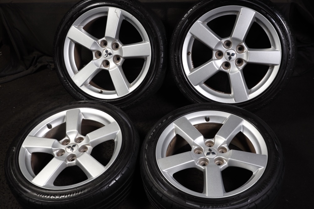 【やや傷や汚れあり】★バリ山 225/45R18 三菱純正アルミ ブリヂストン BRIDGESTONE Playz PX-II,POTENZA RE050A ギャランフォルティス等の落札情報 ...